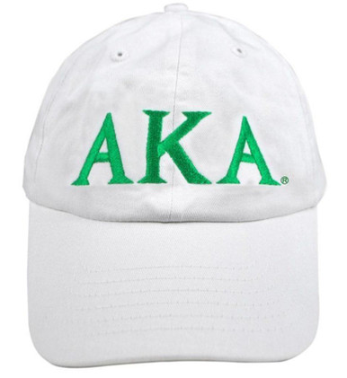 Alpha Kappa Alpha Greek Letter Hat - Greek Gear