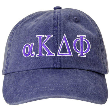 alpha Kappa Delta Phi Lettered Premium Pastel Hat - Greek Gear