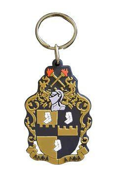 Alpha Phi Alpha Rubber Crest Key Chain - Greek Gear
