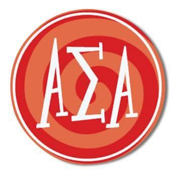 Alpha Sigma Alpha Bumper Stickers 4" Round - Greek Gear