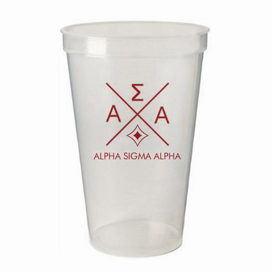 Alpha Sigma Alpha Infinity Giant Plastic Cup - Greek Gear