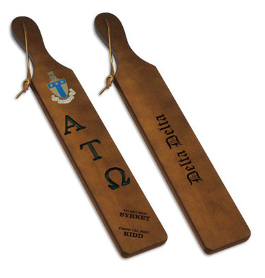 Alpha Tau Omega Custom Fraternity Paddle - Greek Gear