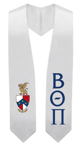 Beta Theta Pi Super Crest - Shield Graduation Stole