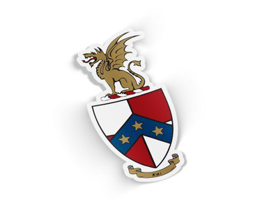 Beta Theta Pi Die Cut Crest Sticker - Greek Gear