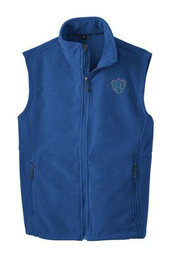DISCOUNT-Chi Phi Fleece Crest - Shield Vest - Greek Gear
