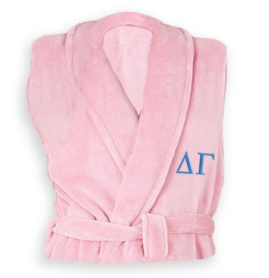 Delta Gamma Greek Letter Bathrobe - Greek Gear