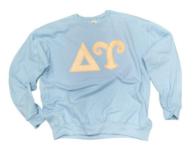 Delta Upsilon Horns Crewneck Sweatshirt - Greek Gear
