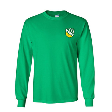 DISCOUNT-FARMHOUSE Fraternity Crest - Shield Longsleeve Tee - Greek Gear