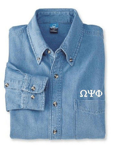 Greek Denim Shirt - Greek Gear