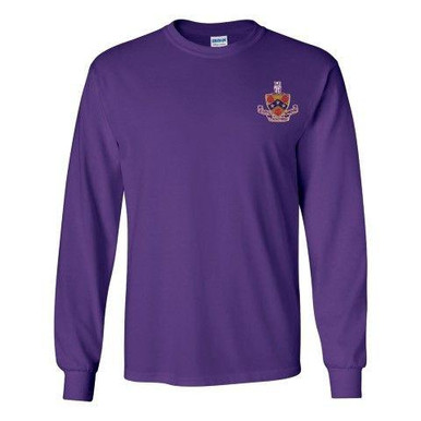 DISCOUNT-FIJI Fraternity Crest - Shield Longsleeve Tee - Greek Gear