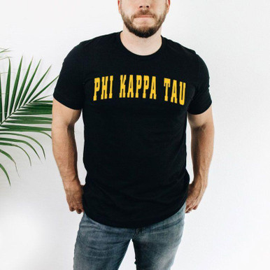 Phi Kappa Tau Letterman tee - Greek Gear