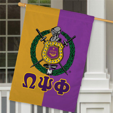 Fraternity Crest House Flag – Double-Sided Outdoor Banner for Greek Pride