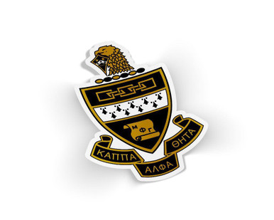 Kappa Alpha Theta Die Cut Crest Sticker - Greek Gear
