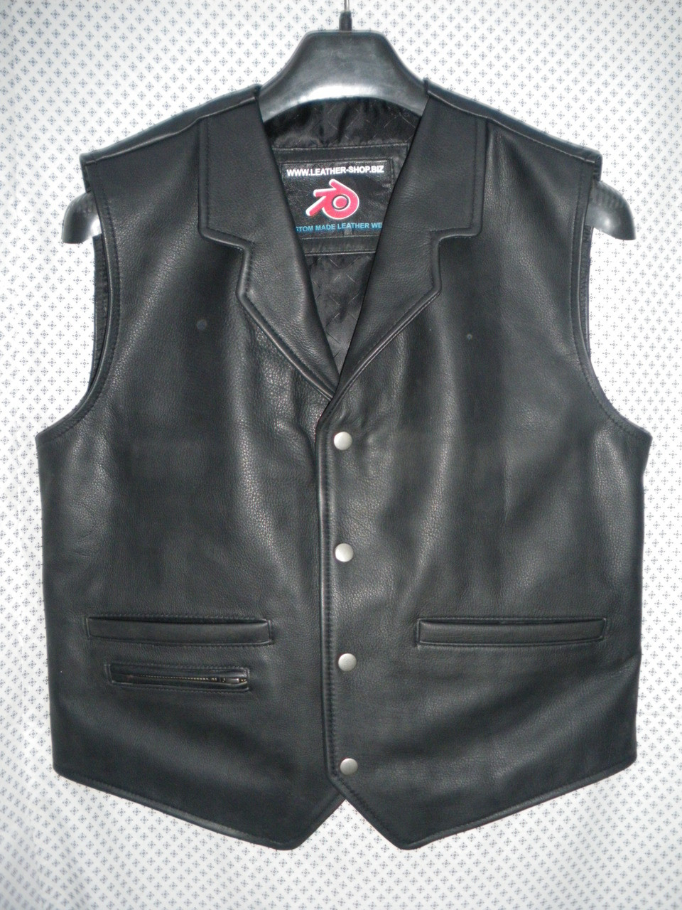 LEATHER-SHOP.BIZ | Mens Leather Vests custom made for sale.