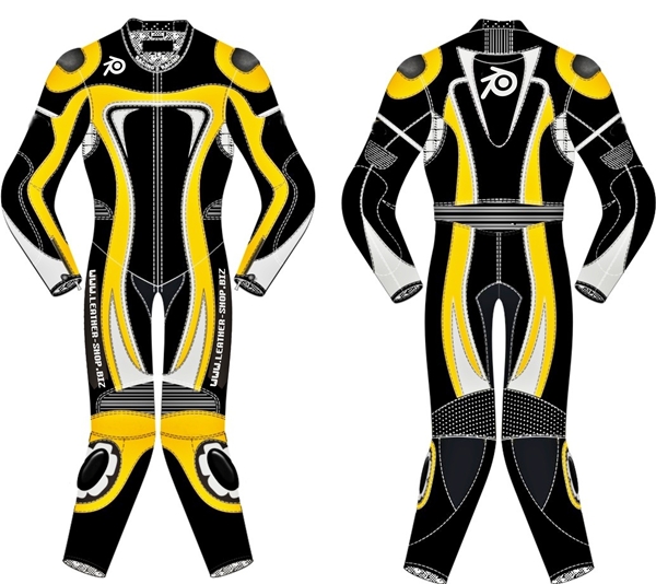 Leather racing suit custom-made style MS0035LS