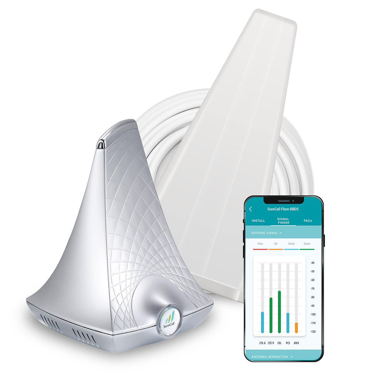 Flare 3.0 Cell Phone Service Booster | SureCall