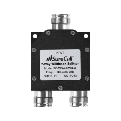 2-Way UWB Splitter with 4.3-10 Female Connectors 698-4000 MHz, SC-WS-2 ...