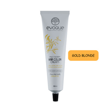 EVOQUE MILK THERAPY HAIR COLOR 100ML # 7.3 GOLD BLONDE - MSQUARE BEAUTY