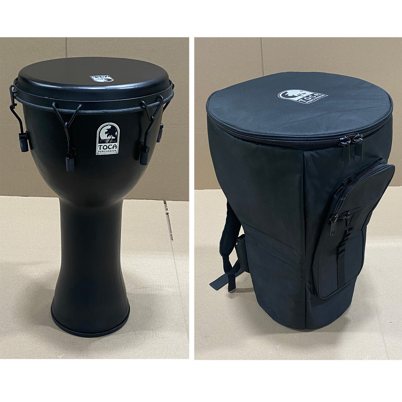 OPEN BOX SALE: Toca Black Mamba Mechanically Tuned Djembe, 12 in ...