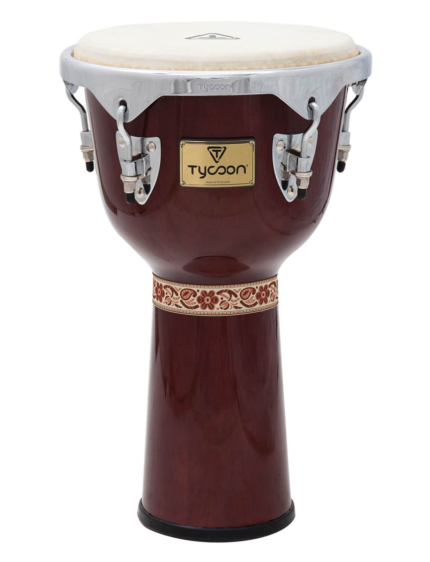 Tycoon Percussion TJ-712CM Concerto Series Mahogany Finish Djembe 12 ...