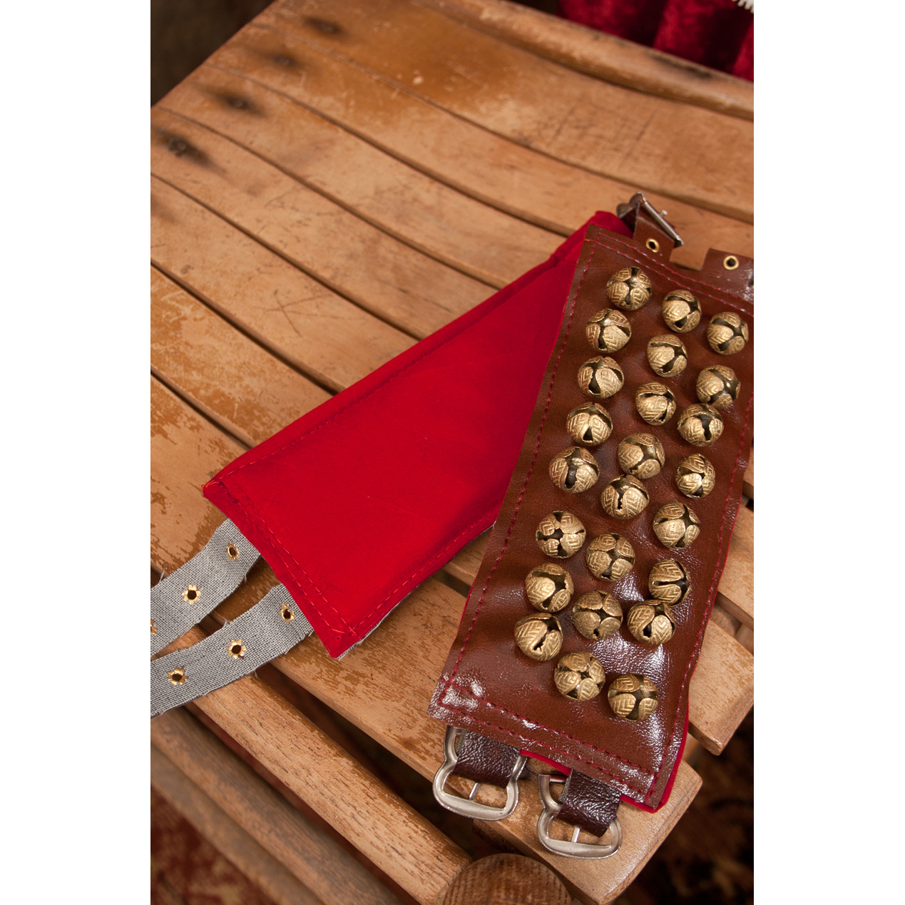Ankle Bells, 3 Rows with buckles - X8 Drums