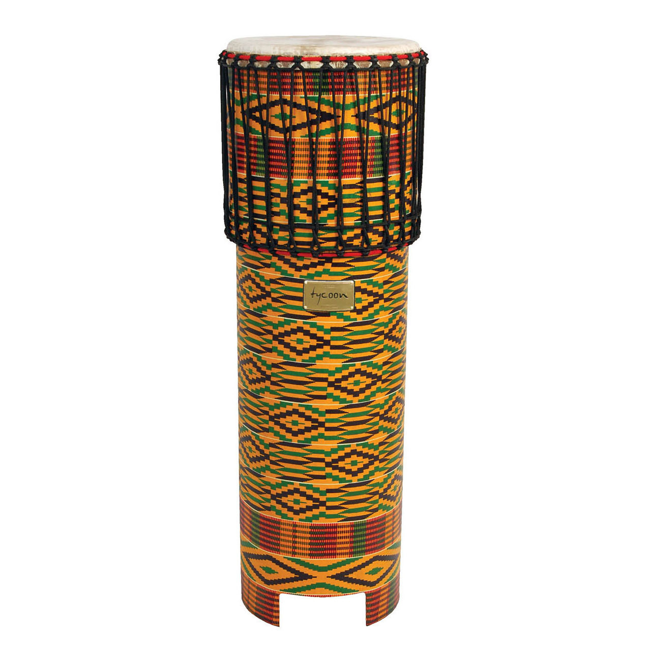 Tycoon Kente Cloth Ngoma Drum (TDD-NGDWS) - X8 Drums