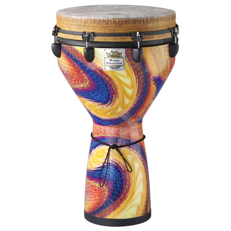 Remo Mondo Djembe, 14" x 25", Serpentine (DJ-0014-SD) - X8 Drums
