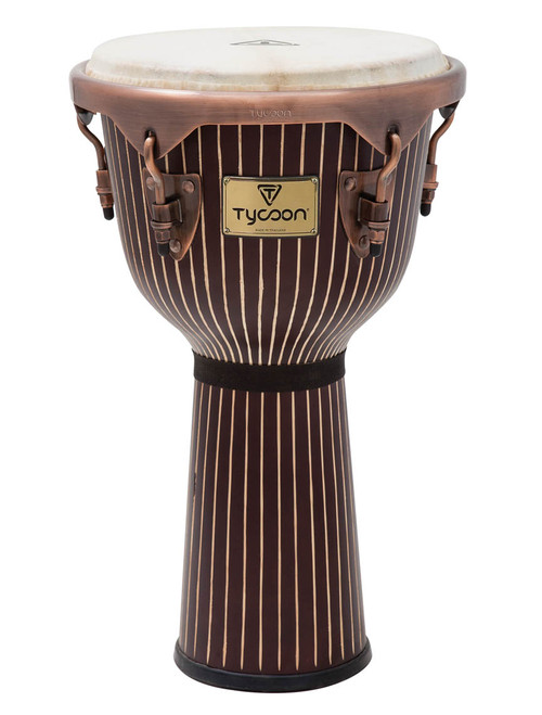 Tycoon Percussion Master Handcrafted Pinstripe Series Djembe (MTJHC ...