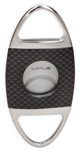 Lotus Cutter Jaws Carbon Fiber Serrated Guillotine - Finck Cigar Company