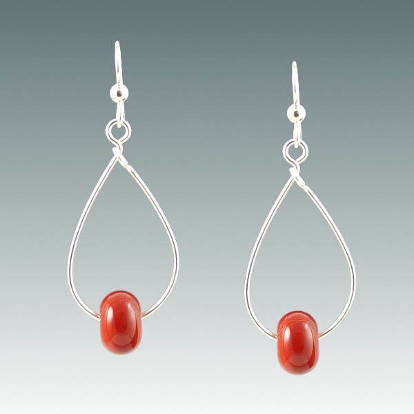 Wire Loop Earrings - Liz Mitchell Designs