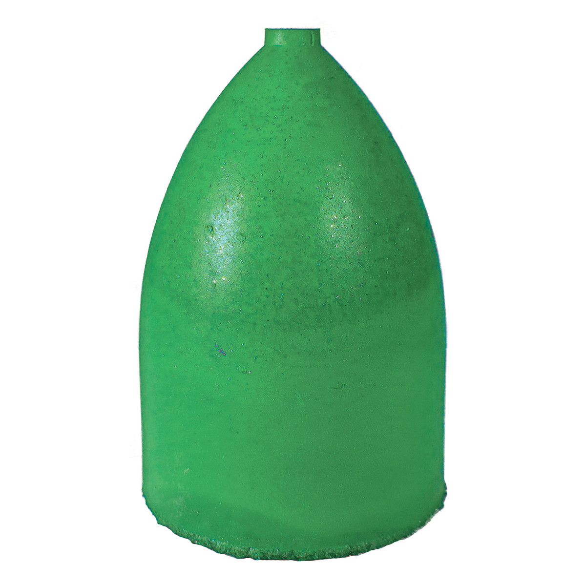 Rubberized Abrasive Cone - Bullet 1-1/2" x 1" - Green Medium (Silicon ...