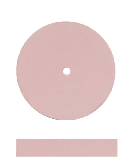 Ceramic Polishers - Pink (Medium) 7/8" x 1/8" 12/Bx - Dedeco