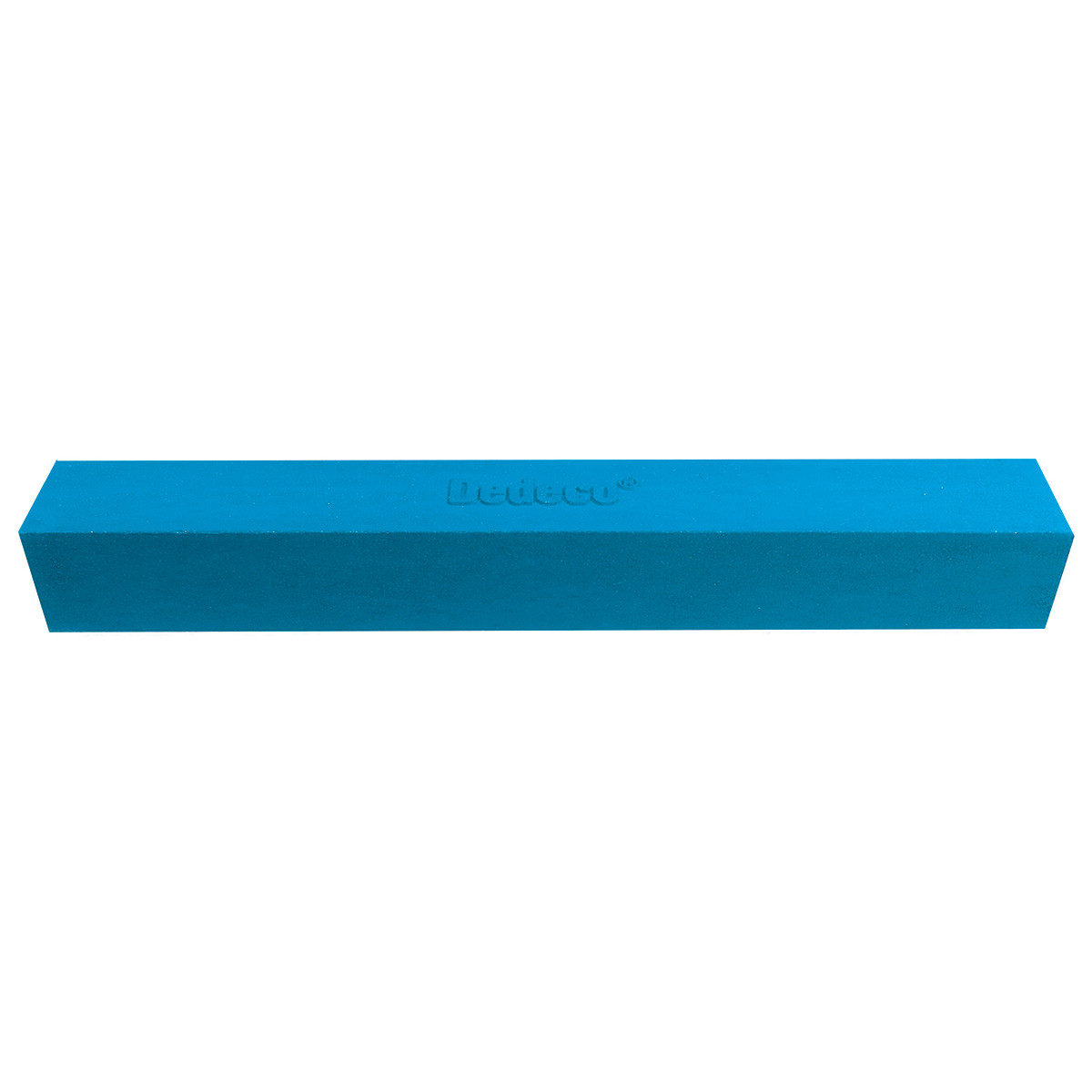 Rubberized Abrasive Block/Stick - 6" x 3/4" x 3/4" - Blue Extra-Fine ...
