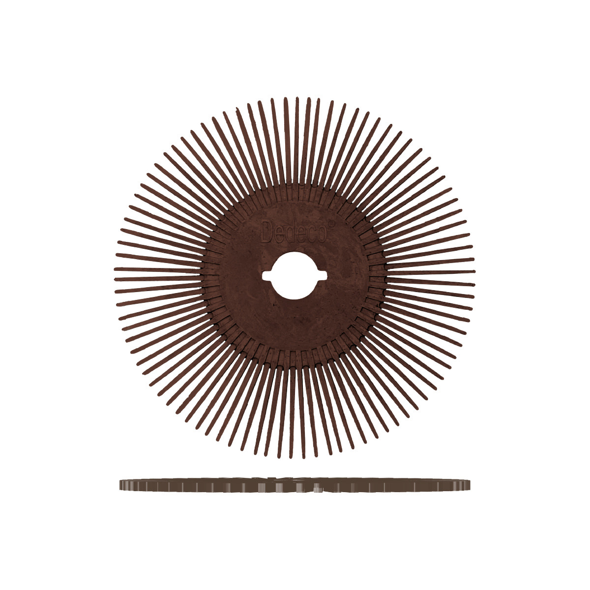 SUNBURST 3" TS Discs - Brown (Ultra-Coarse) 36 Grit (Aluminum Oxide) 50/Bx