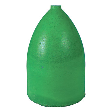 Rubberized Abrasive Cone - Bullet 1-1/2" x 1" - Green Medium (Silicon ...