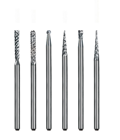 Carbide Bur Diamond-Cut Assortment 6/Kit - Dedeco