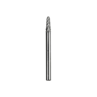 Carbide Bur (Double Cut) 8 degree Radius End 1/8" x 1/8" x 3/8" (Sl-41 ...