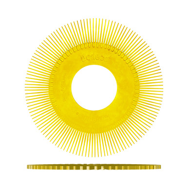 SUNBURST 6" TS Discs - Yellow (Coarse) 80 Grit (Aluminum Oxide) 40/Bx