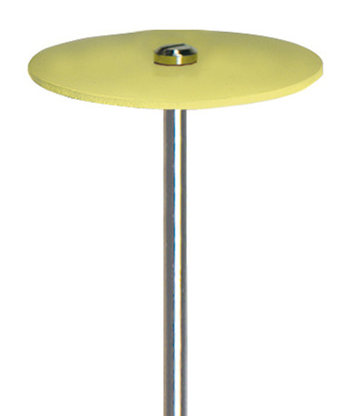 Diamond-filled Silicone Point - Yellow (Fine) 3/32" Shank 1/Unit - Dedeco