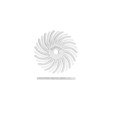 SUNBURST 5/8" TC Discs - White (Medium) 120 Grit (Aluminum Oxide) 12/Bx ...