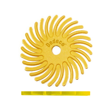 SUNBURST 1" TC Discs - Yellow (Coarse) 80 Grit (Aluminum Oxide) 48/Bx ...