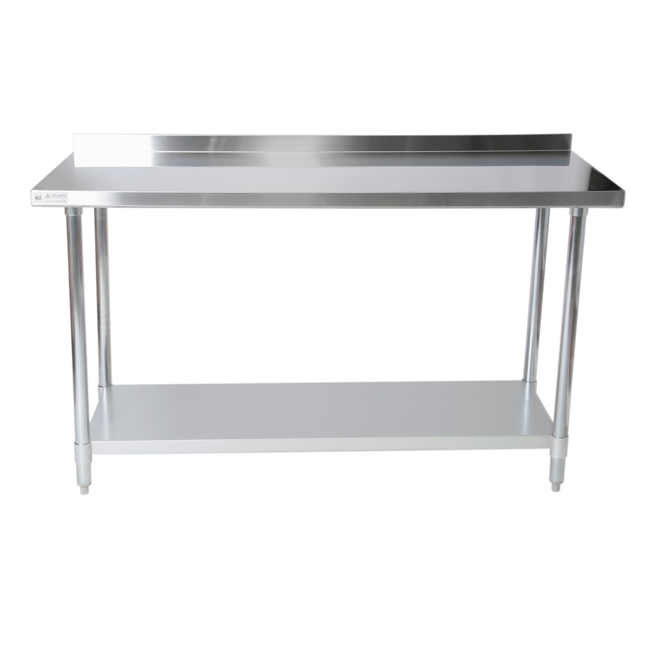 Atlantic Metalworks STT 2460 2BS 24x60 Economy Stainless Steel Work Table Best Price Guarantee Prima Supply