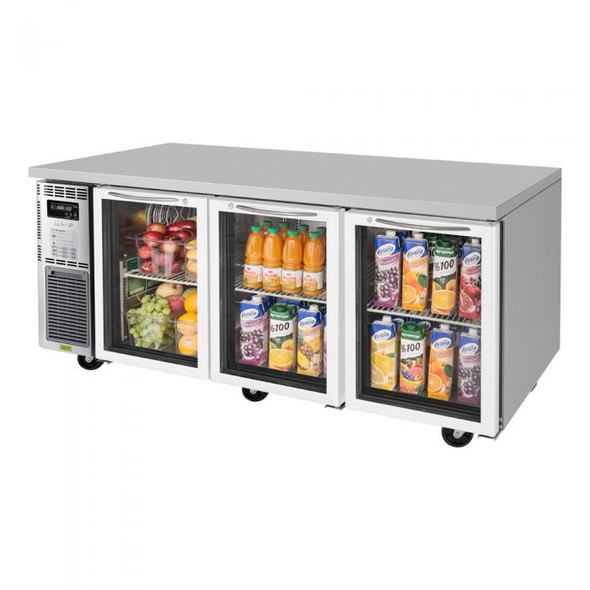 Turbo Air JUR 60 G N 60 Glass Door Undercounter Refri Prima Supply