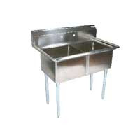 2 Compartment Sink | Two Bay Stainless Steel Sink | NSF