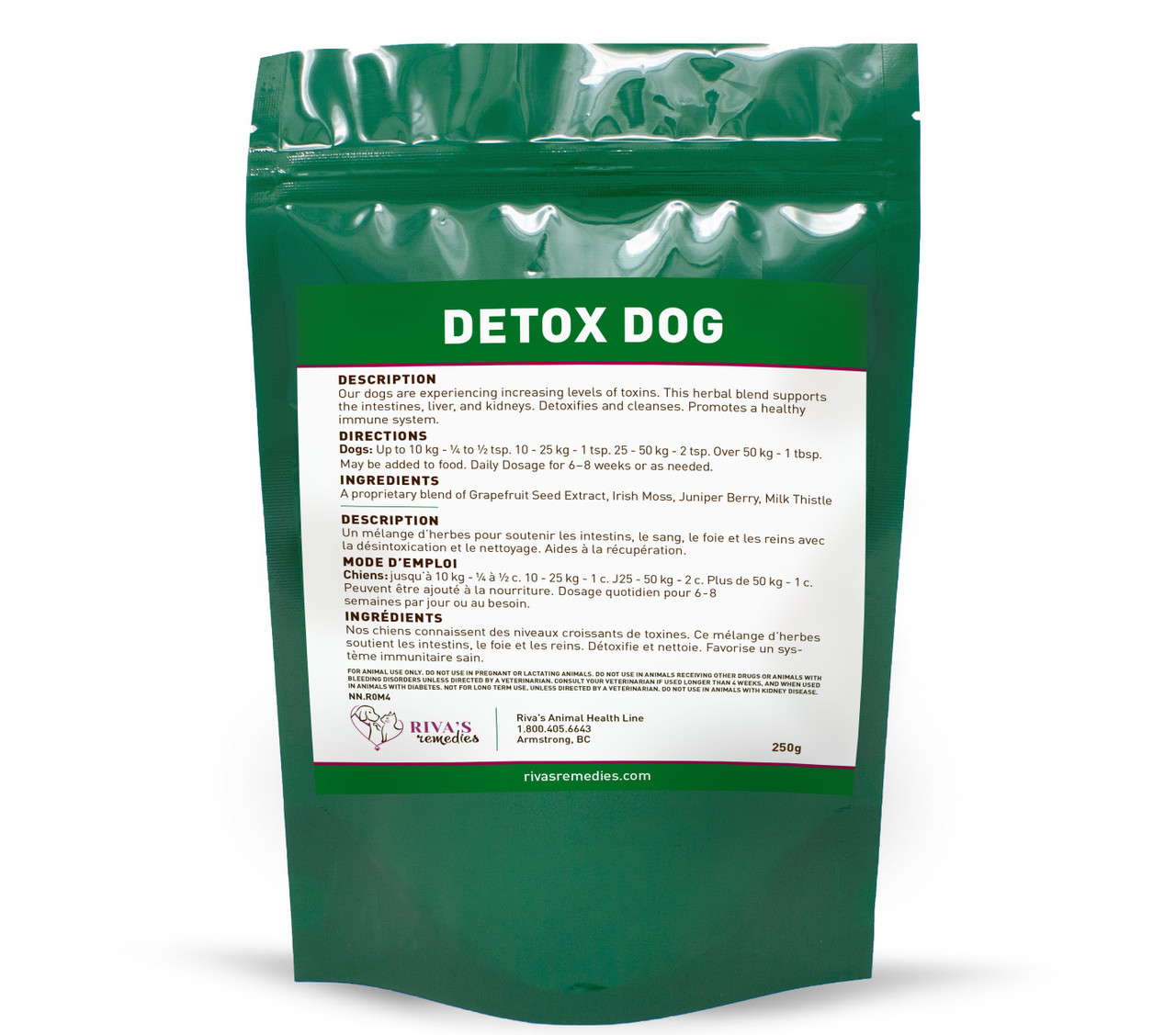 Detox Dog for Dogs - Riva's Remedies