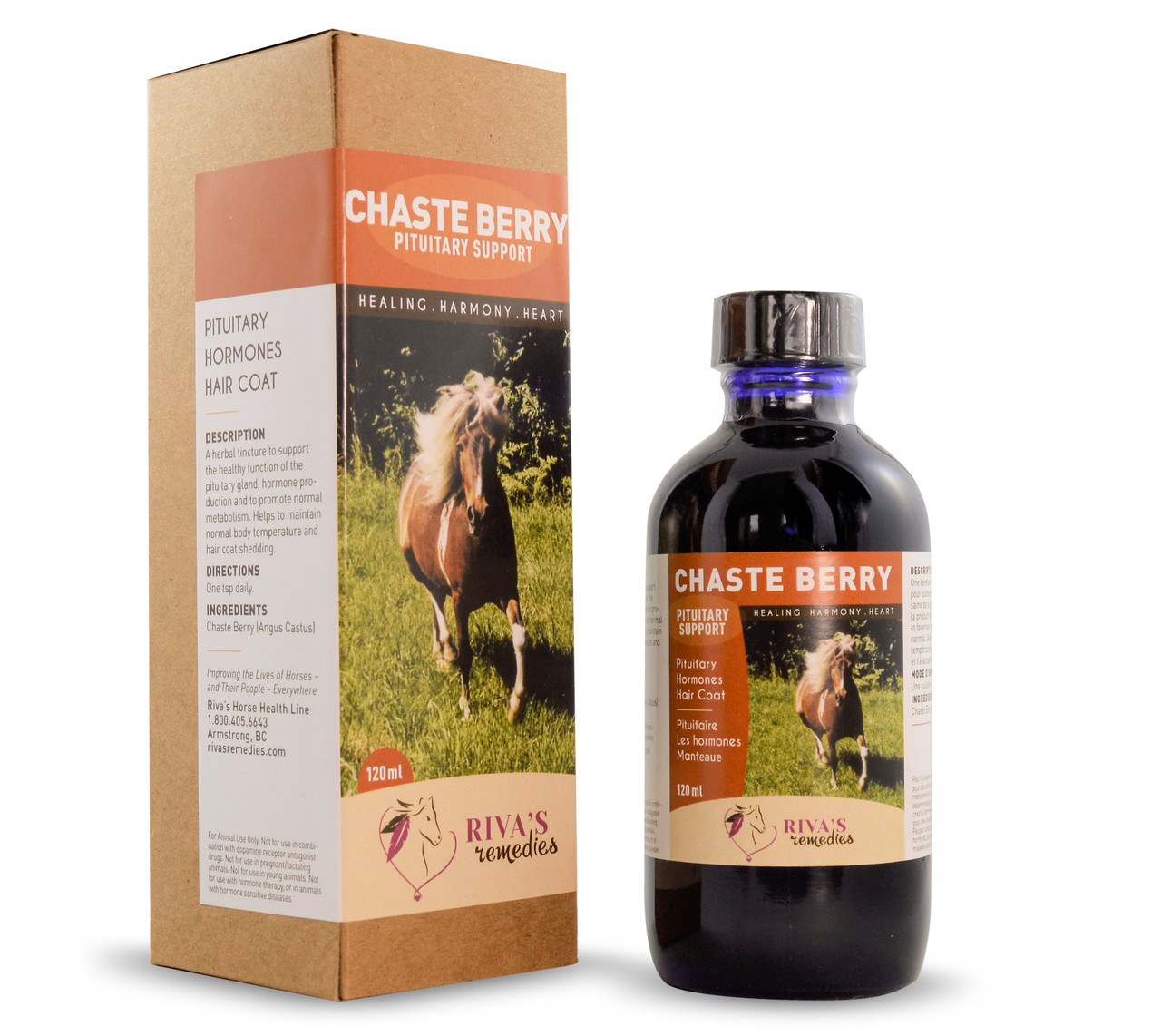 Chaste Berry Tincture Horse Supplement - Riva's Remedies