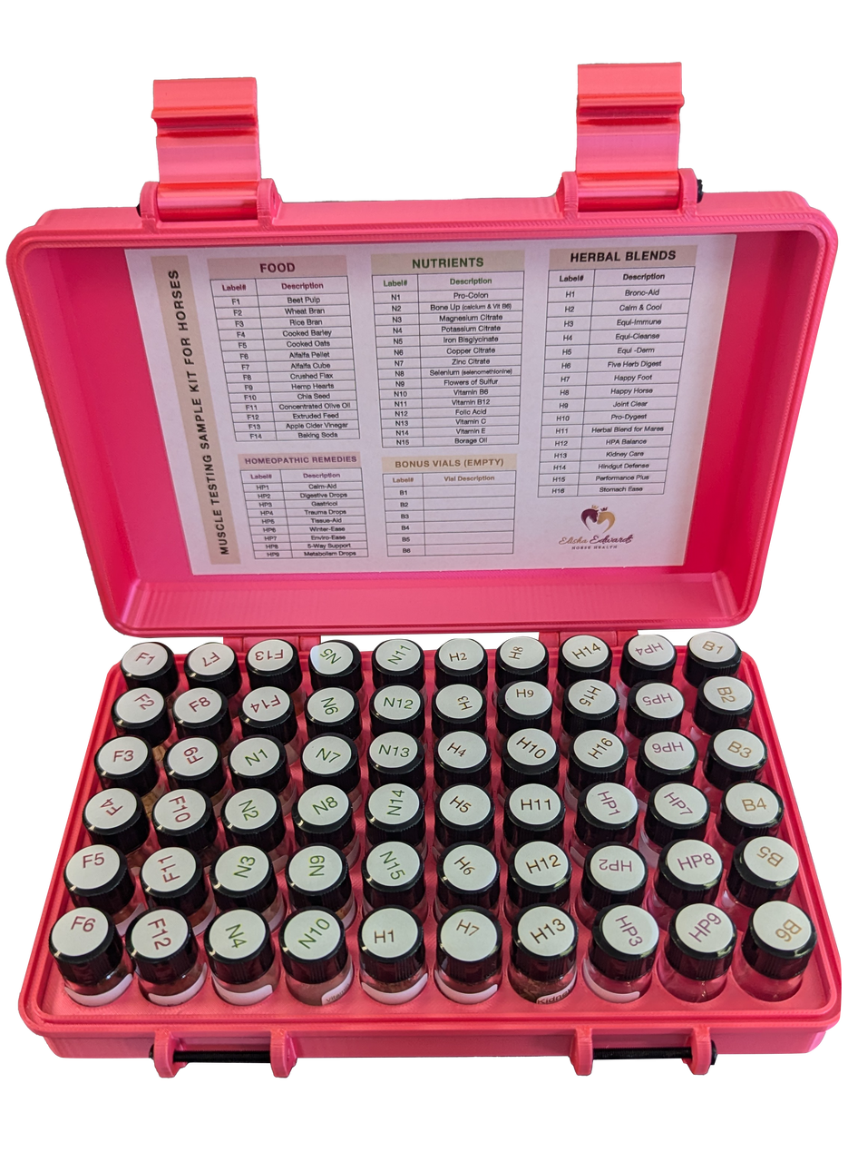 Muscle Testing Sample Kit For Horses - Riva's Remedies