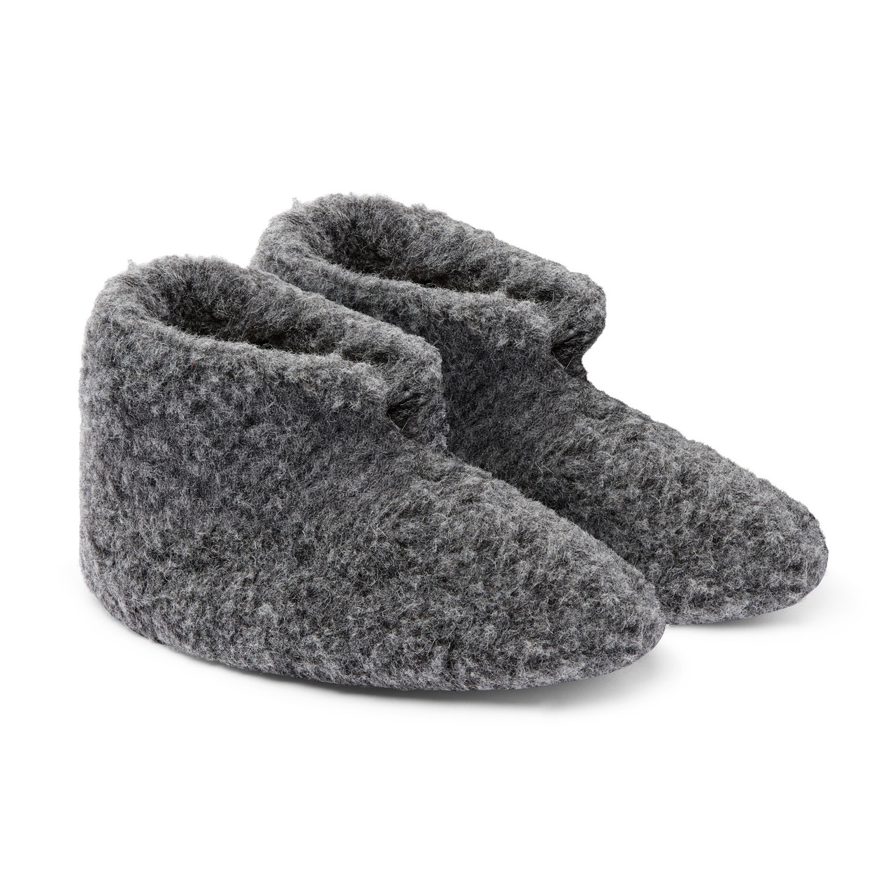 Sheep By The Sea Wool Slipper Boots With Anti Slip Sole