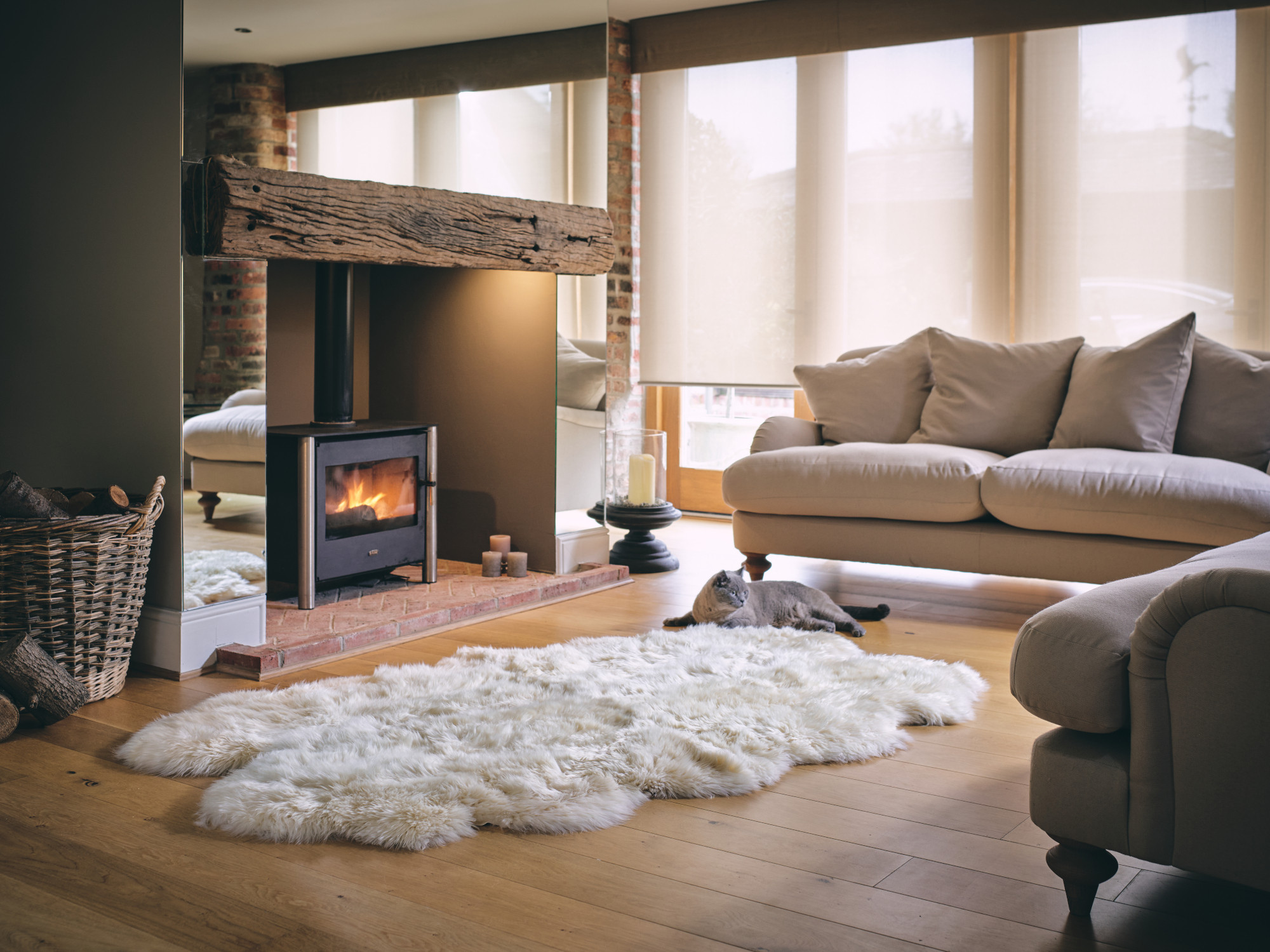 Large Sheepskin Rugs To Make Homes Beautiful I Many Colours