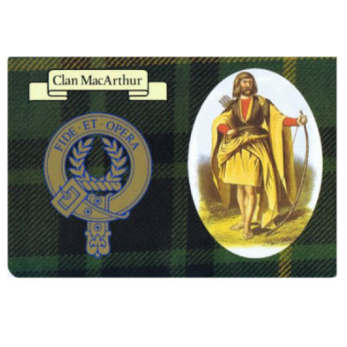 MacArthur Clan Crest Tartan History MacArthur Clan Badge Postcards Pack ...